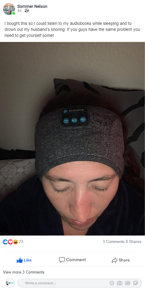 SleepBandZ Wireless Sleep Headphones | Comfort for Better Sleep ...